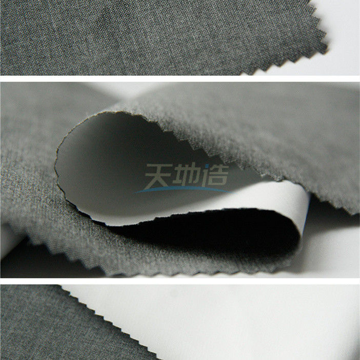 Grey Meta Aramid Fiber Cloth With PTFE 150gsm For Fire Fighting ...